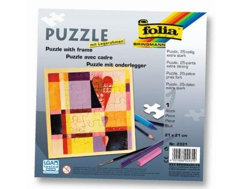 Folia Papp Puzzle mit Legerahmen, CHF 3.50